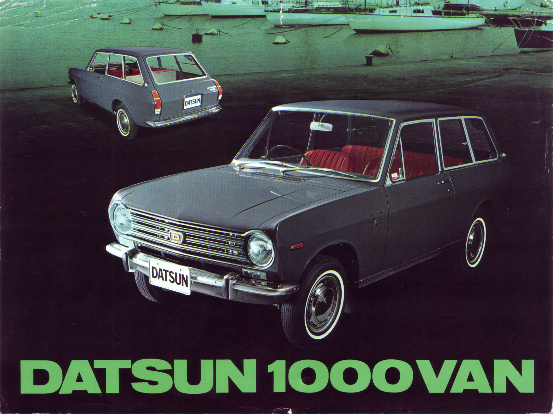 Datsun 1000 Brochure - 1969 - Van - Page 00 (150dpi) - Retro JDM