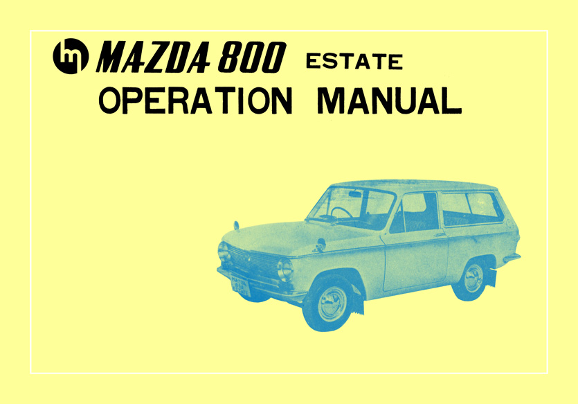 Mazda Familia (800 and 1000) Owners Manual - 1963 - Estate (AU) - Page ...