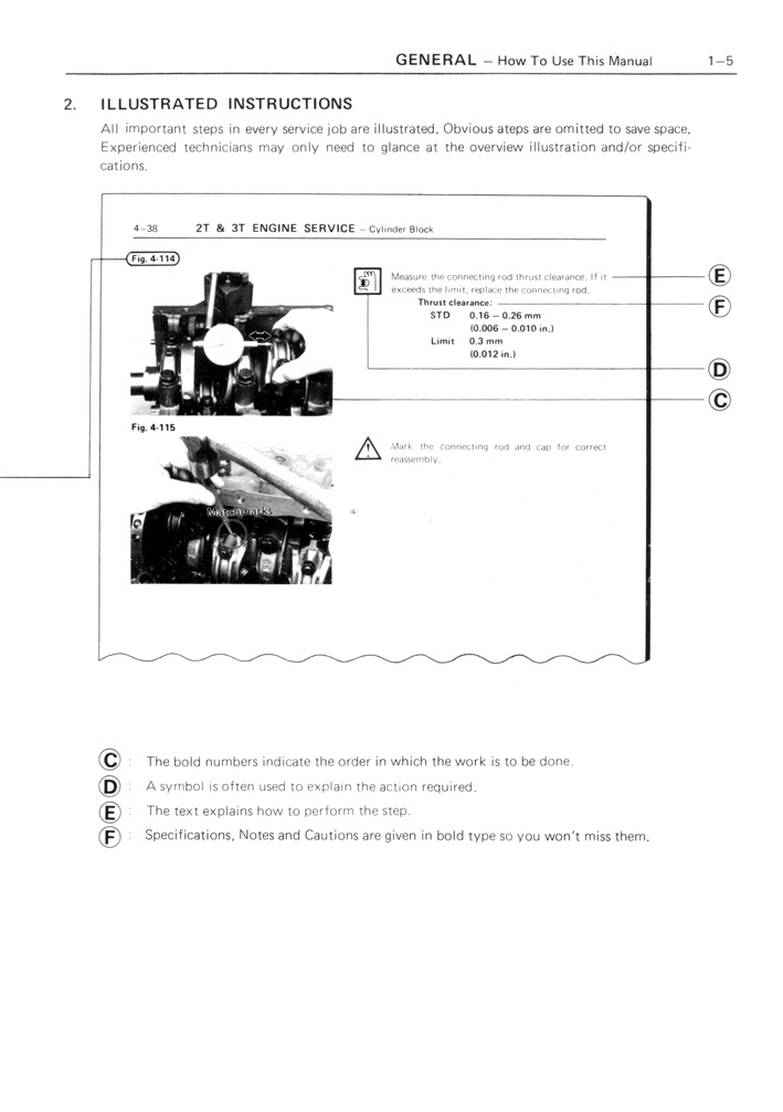 Toyota Service Manual - T Engine - Page 01-05 (100dpi) - Retro JDM